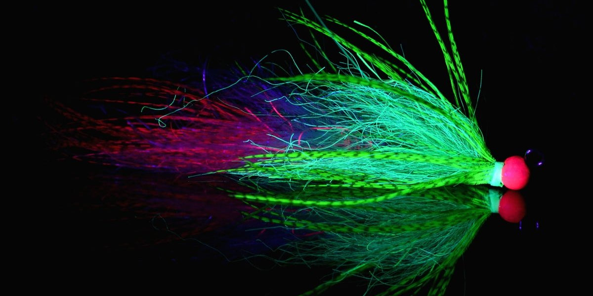 Articulated Simi Seal Jig Leech– Spawn Fly Fish