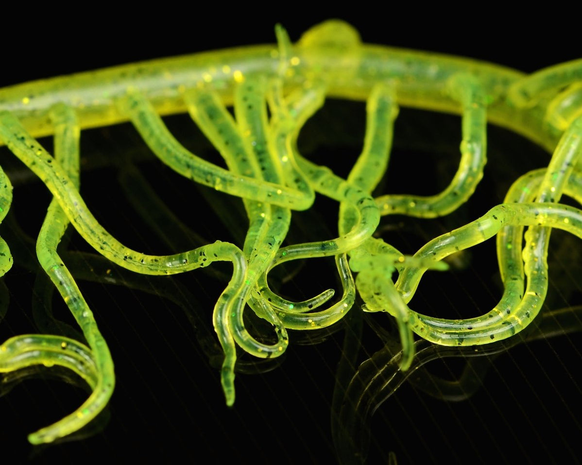 Hareline Mini Squiggle Worms - Spawn Fly Fish– Spawn Fly Fish